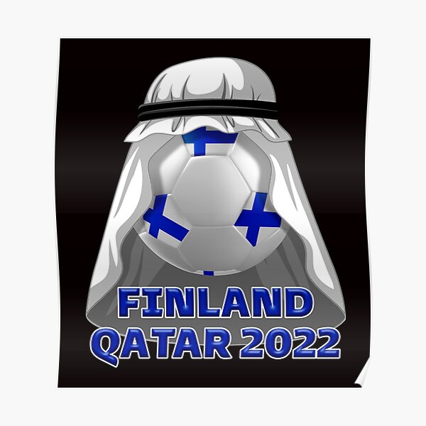 "Finland - Finland - Flag - Qatar 2022" Poster for Sale by WdiCreative ...