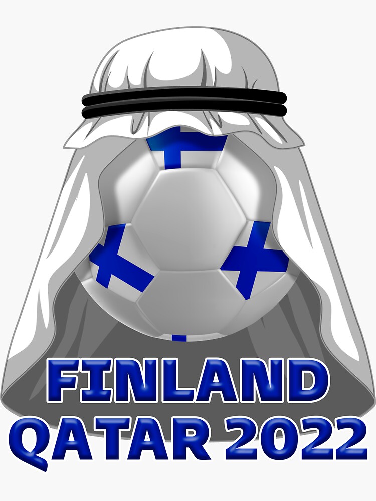 "Finland - Finland - Flag - Qatar 2022" Sticker for Sale by WdiCreative ...