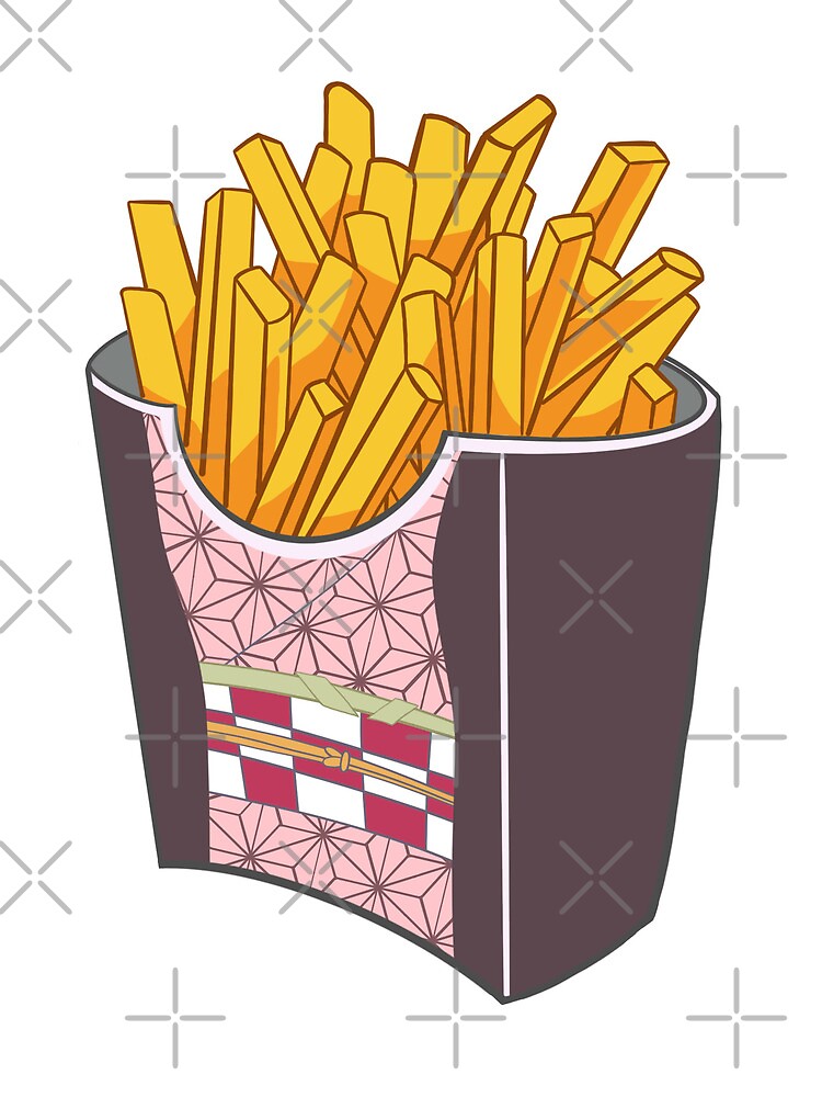 "French Fry - Demon Slayer - Nezuko Kamado" Canvas Print for Sale by ...