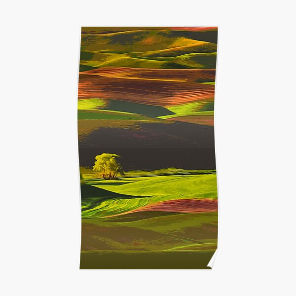 "Palouse hills, Washington" Poster for Sale by ErianAndre | Redbubble
