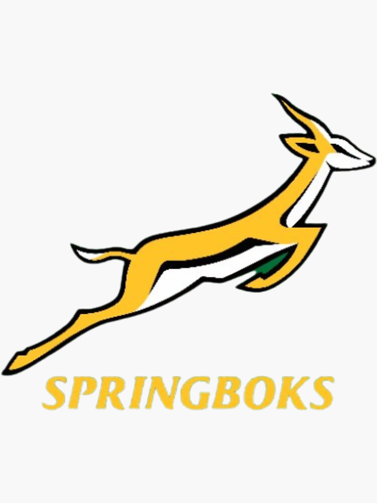"South African National Rugby " Sticker for Sale by RockSolidZA | Redbubble