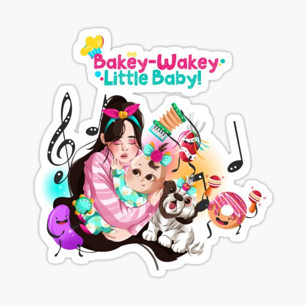 "BWLB #8 - Bakey-Wakey, Little Baby! (Merch Collection)" Sticker for ...