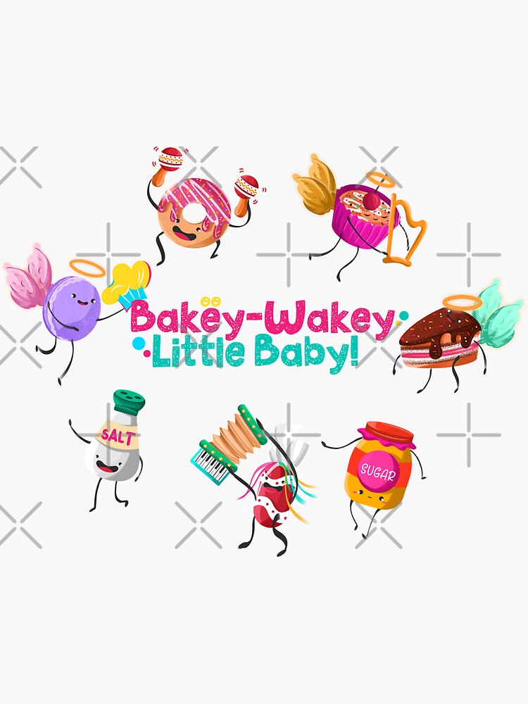 "BWLB #10 - Bakey-Wakey, Little Baby! (Merch Collection)" Sticker for ...