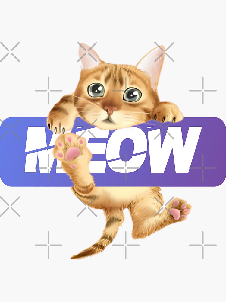 "Sad Cat in Grunge" Sticker for Sale by Vlaki | Redbubble