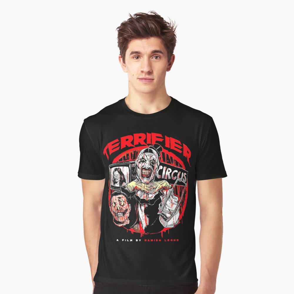 "Terrifier Smile Officially" Essential T-Shirt for Sale by oliviamaer ...