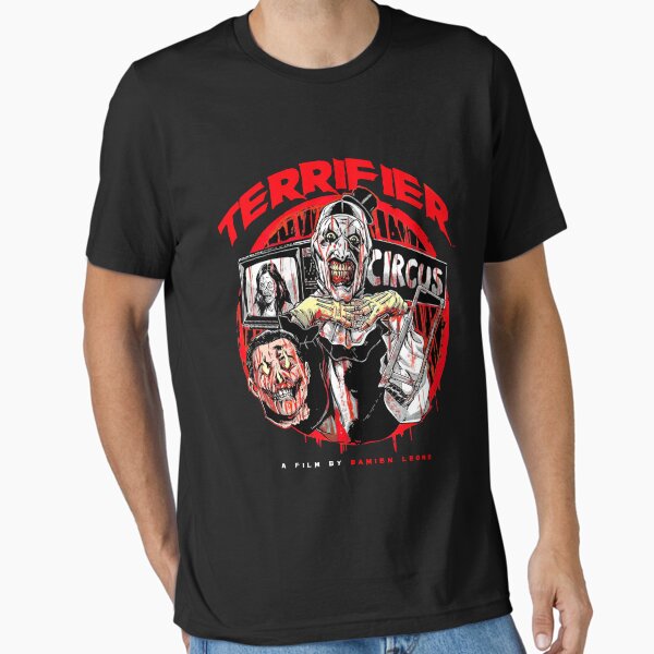 "Terrifier Smile Officially" Essential T-Shirt for Sale by oliviamaer ...