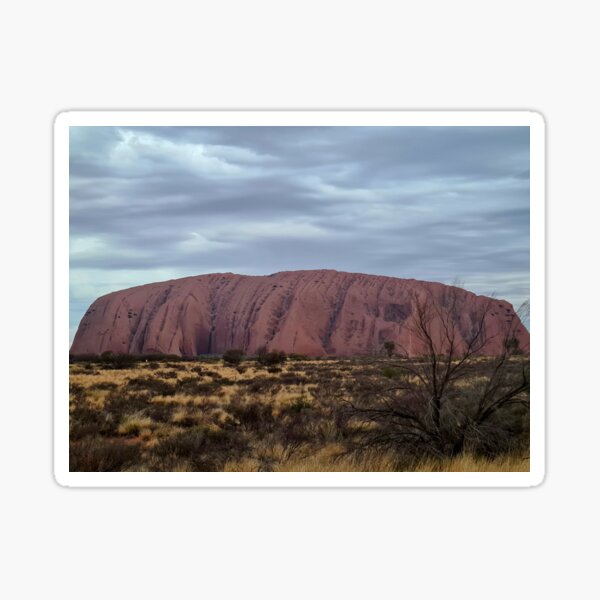 "Uluru Sunset " Sticker for Sale by SweetSL | Redbubble