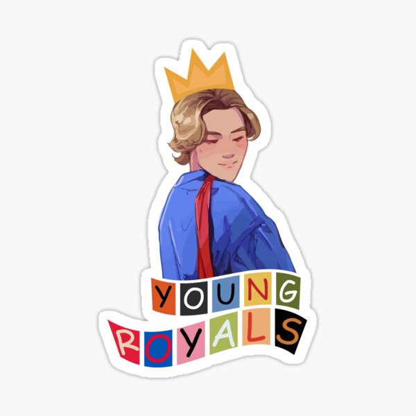 "young royals" Sticker for Sale by Graphic-360 | Redbubble