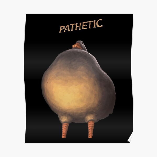 "Judgmental Duck pathetic " Poster for Sale by earnestdehtc | Redbubble