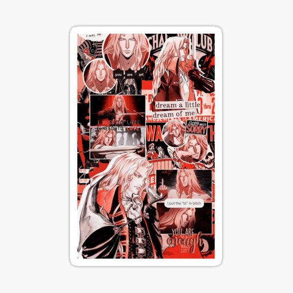 "Alucard Perfect Gift For Fan" Sticker for Sale by RosHunt | Redbubble