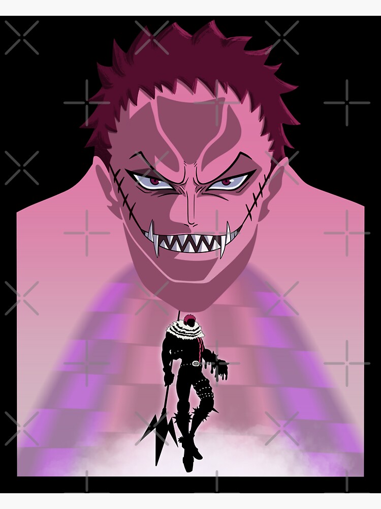 "One Piece Katakuri" Sticker for Sale by Artsbykk | Redbubble