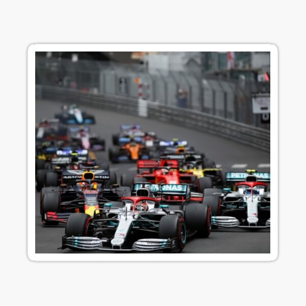 "F1 Race Start" Sticker for Sale by Supegabbass | Redbubble