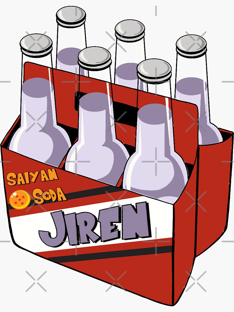"Saiyan Soda - Jiren - Dragon Ball " Sticker for Sale by HHGizmo ...