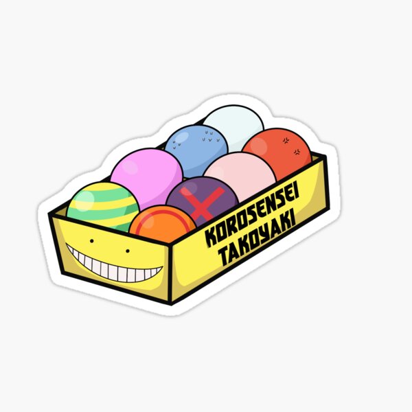 "Korosensei Takoyaki - Assassination Classroom " Sticker for Sale by ...