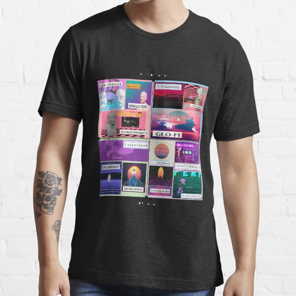 "Vaporwave Political Compass Meme Aesthetic" T-shirt for Sale by ...