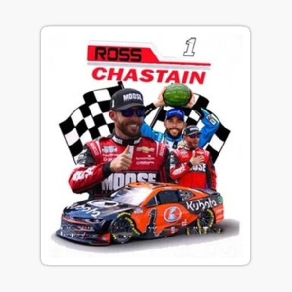 "ross chastain" Sticker for Sale by blackhistory7 | Redbubble