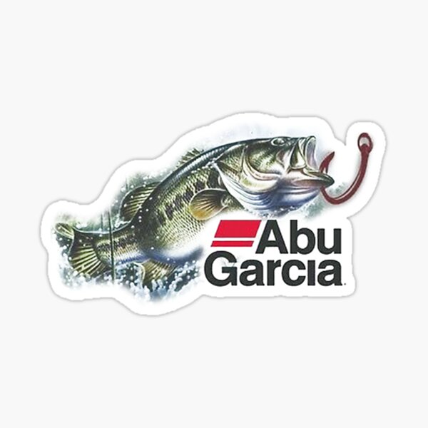 "abu > garcia > grey 66" Sticker for Sale by cariprob | Redbubble