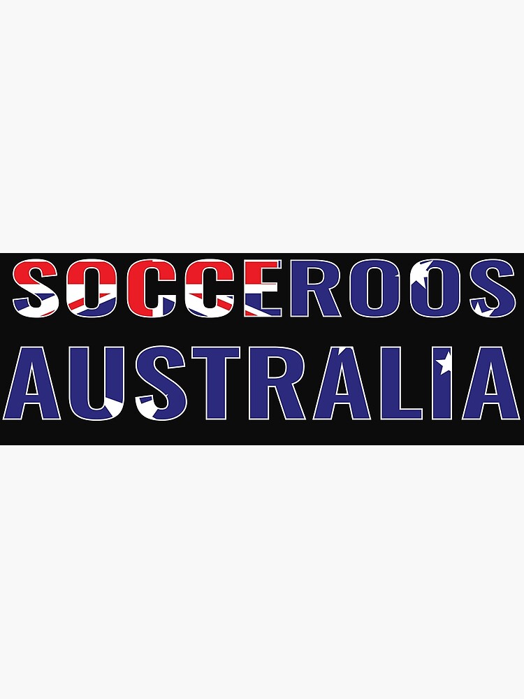 "Socceroos Australia World Cup Qatar 2022-Football Soccer " Poster for ...