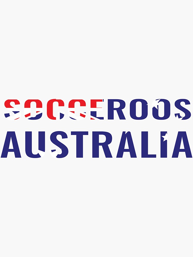 "Socceroos Australia World Cup Qatar 2022-Football Soccer " Sticker for ...