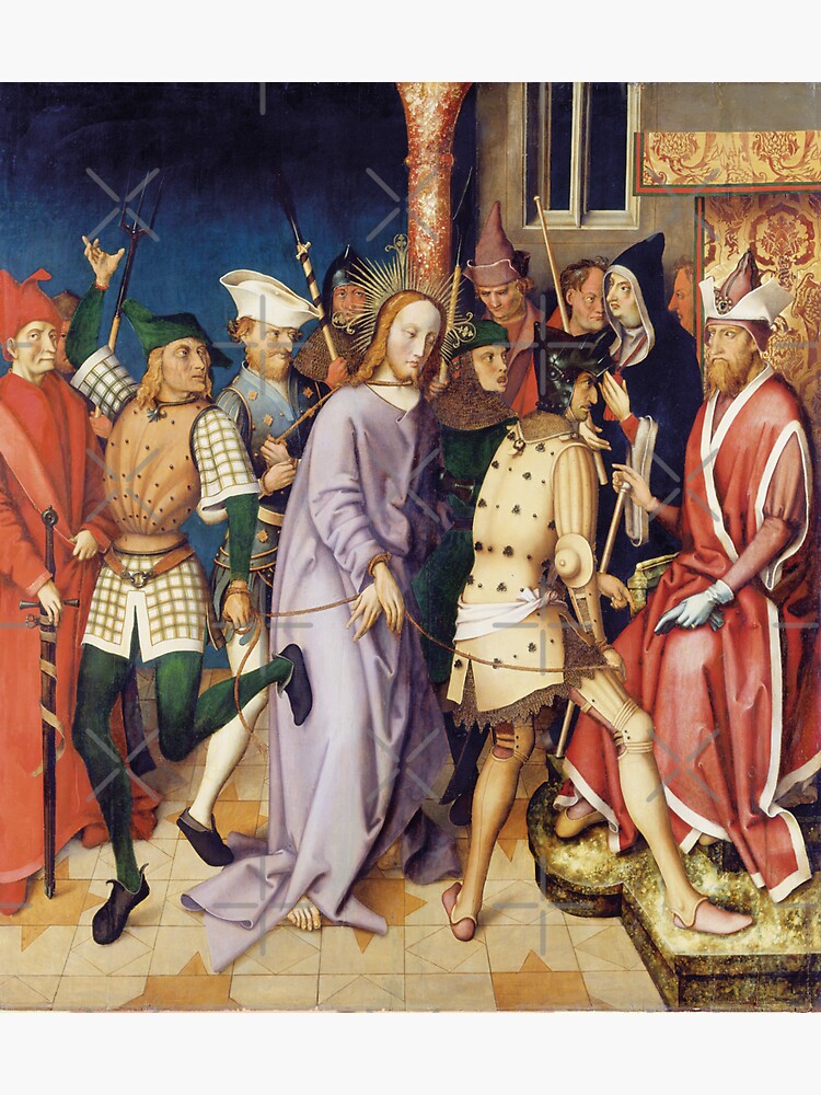 "Hans Holbein the Younger Ä Christ before Pilate, beautiful holy image ...