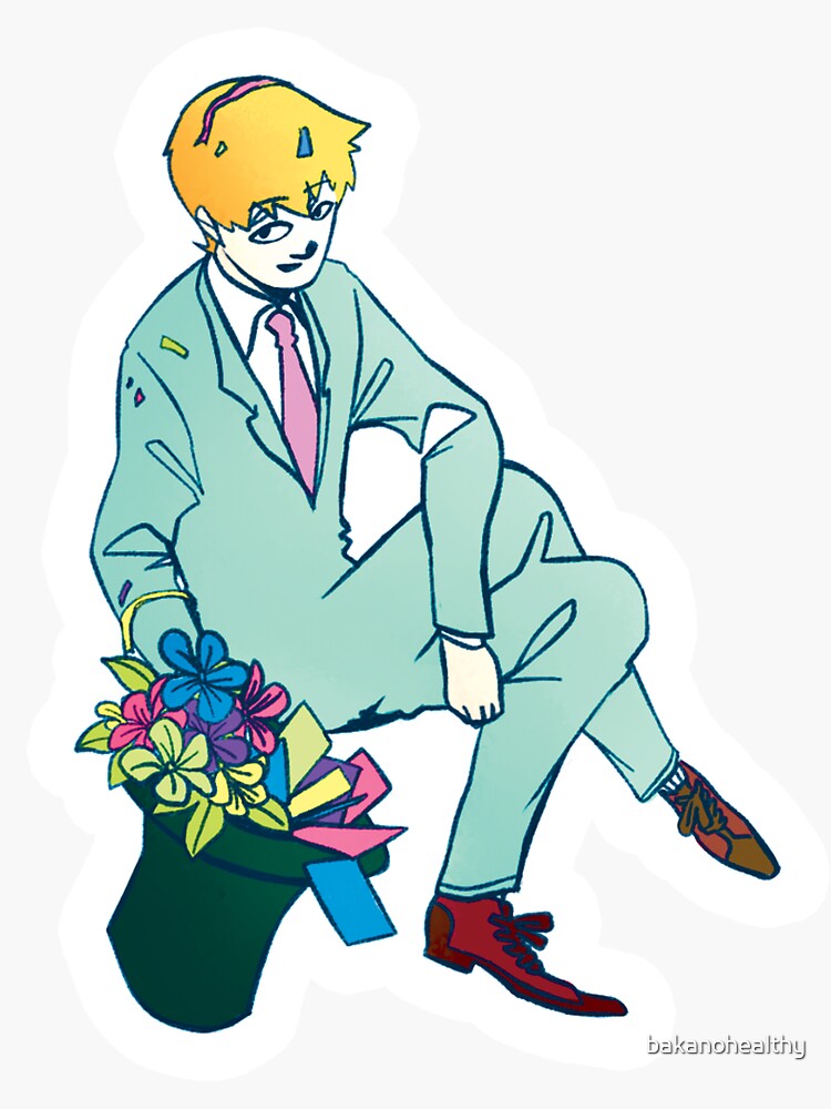 "MP100 Sticker Sheet 1-5" Sticker for Sale by bakanohealthy | Redbubble