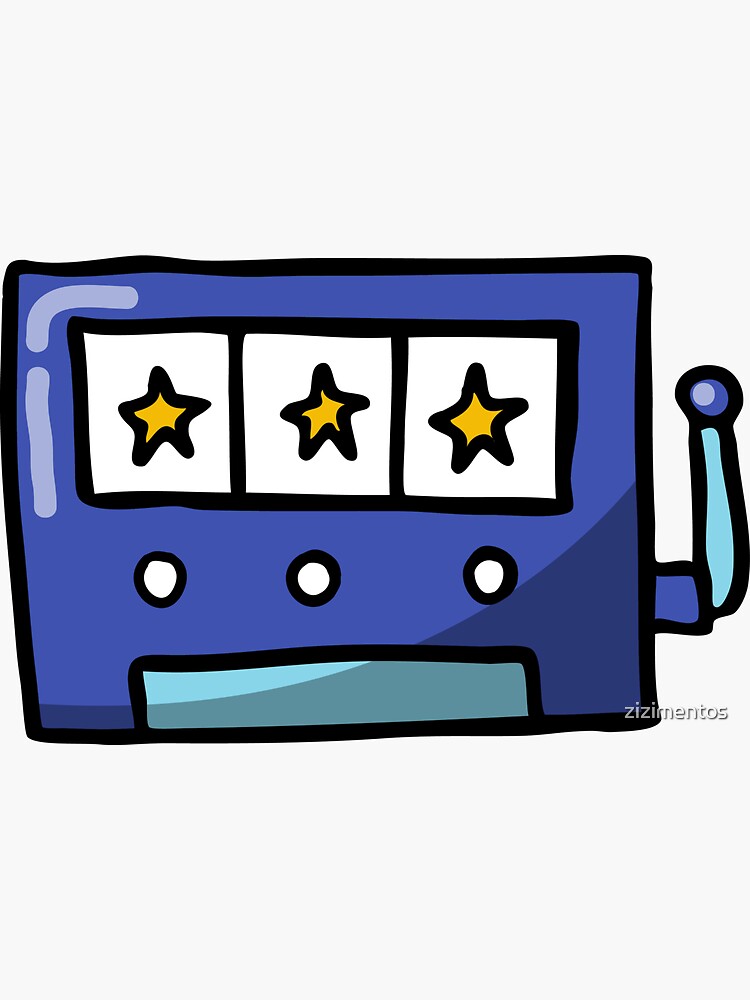 "slot machine" Sticker for Sale by zizimentos | Redbubble