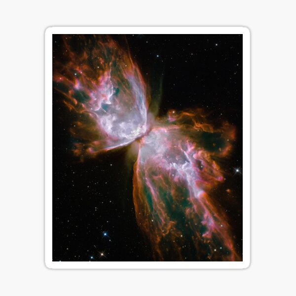 "Butterfly Nebula" Sticker for Sale by MoonStarsBubble | Redbubble