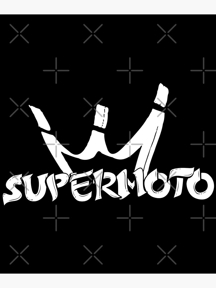 "Supermoto graffiti crown logo" Poster by Rev-Style | Redbubble