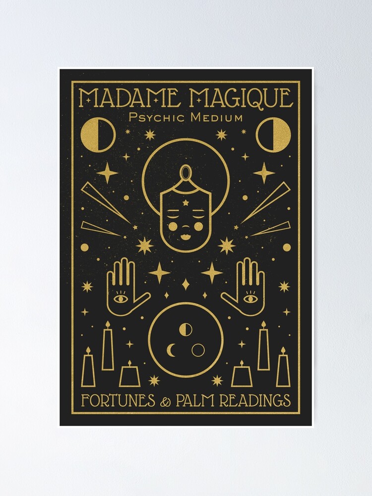 "Madame Magique " Poster for Sale by CarlyWatts | Redbubble