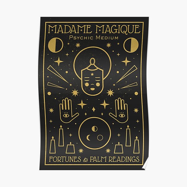 "Madame Magique " Poster for Sale by CarlyWatts | Redbubble