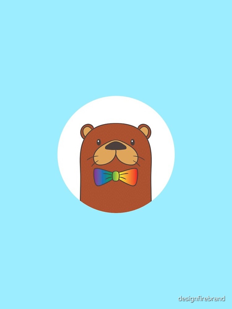 "Gay Otter Pride LGBT Rainbow Bow Tie" iPhone Case for Sale by ...