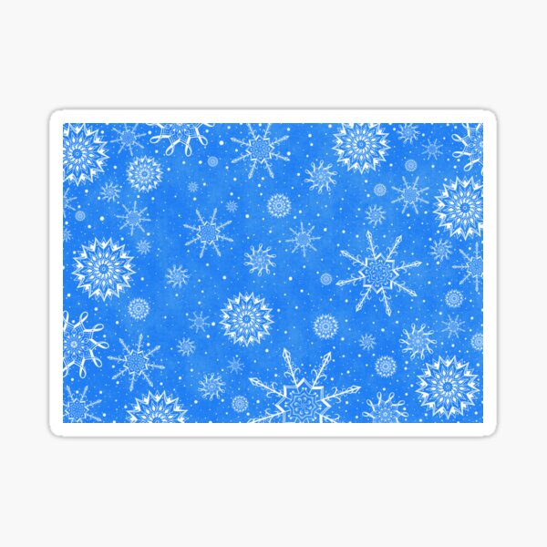 "Winter Snowfall Design. " Sticker for Sale by HalcyonClass | Redbubble