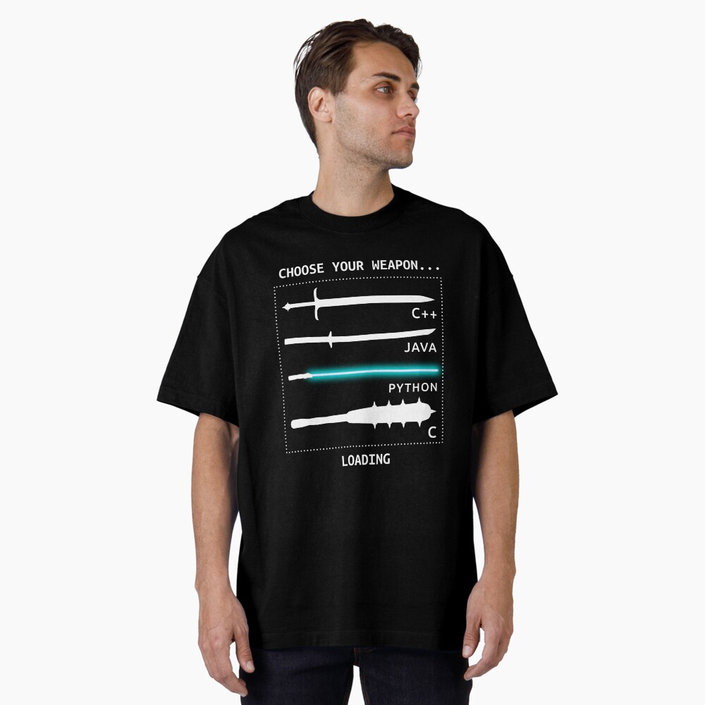 "Funny Computer Science Shirt-Java C++ Python C Programmer Weapons for Women Men" Essential T ...
