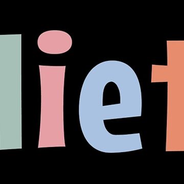 "Juliette name, Juliette" Sticker for Sale by MOONINSPIRATION | Redbubble