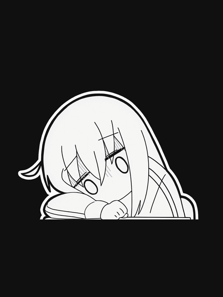 "Bocchi the Rock! Sad Bocchi" T-shirt for Sale by AmberBakker ...