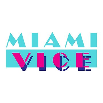 Sticker for Sale mit "Miami Vice-Logo" von emilmiami | Redbubble