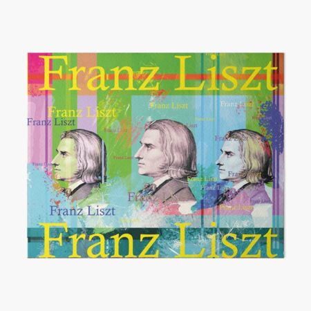 "nostalgic retro portrait of the Austro-Hungarian composer Franz Liszt ...