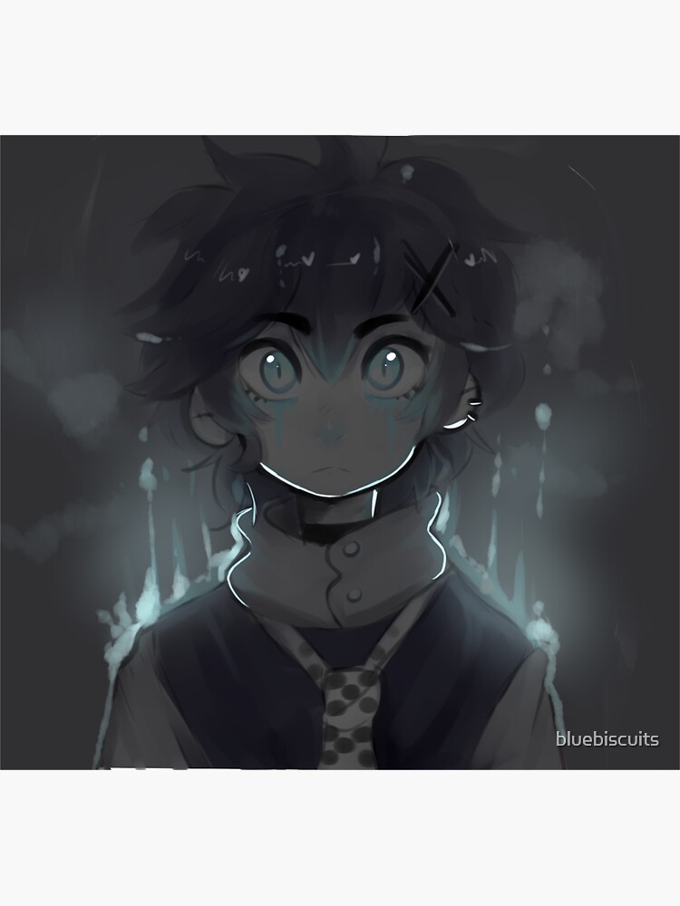 "blue " Sticker for Sale by bluebiscuits | Redbubble