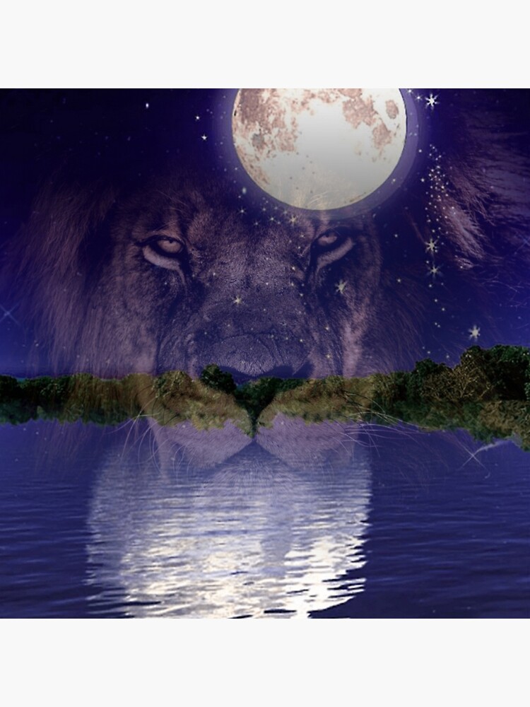 "Moonlion" Sticker for Sale by SpringRoses | Redbubble