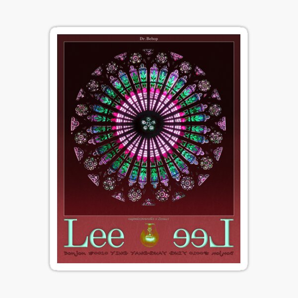 "Lee 'Original Red'" Sticker for Sale by Dr-Bebop | Redbubble
