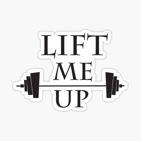 "Lift me up " Sticker for Sale by E-KaLsshop | Redbubble