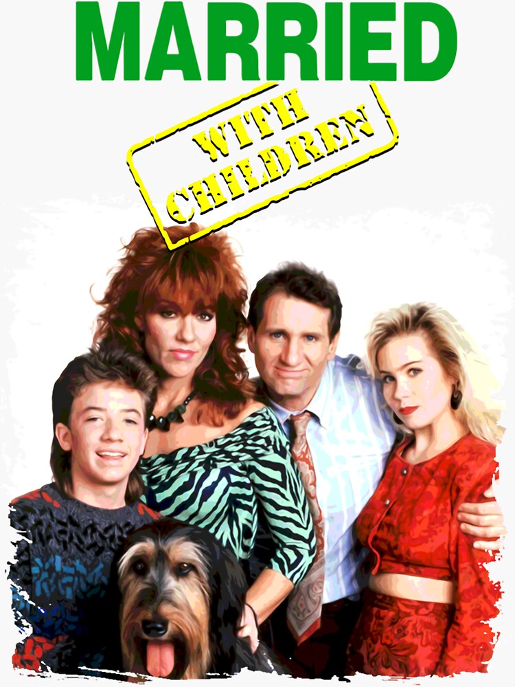 "Married with Children" Sticker for Sale by giaeleaurorj | Redbubble