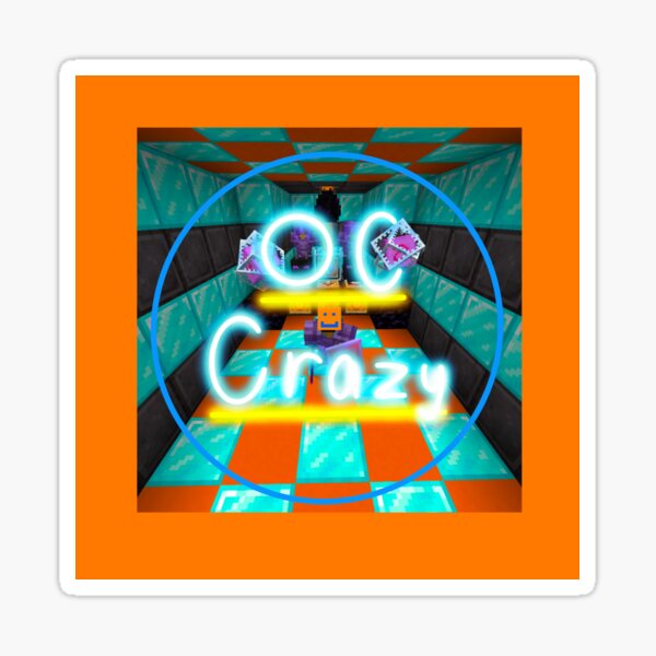 "OC Crazy Logo" Sticker for Sale by OC-Crazy | Redbubble