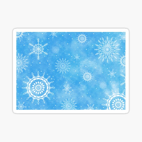"Winter Snowfall Design. " Sticker for Sale by HalcyonClass | Redbubble