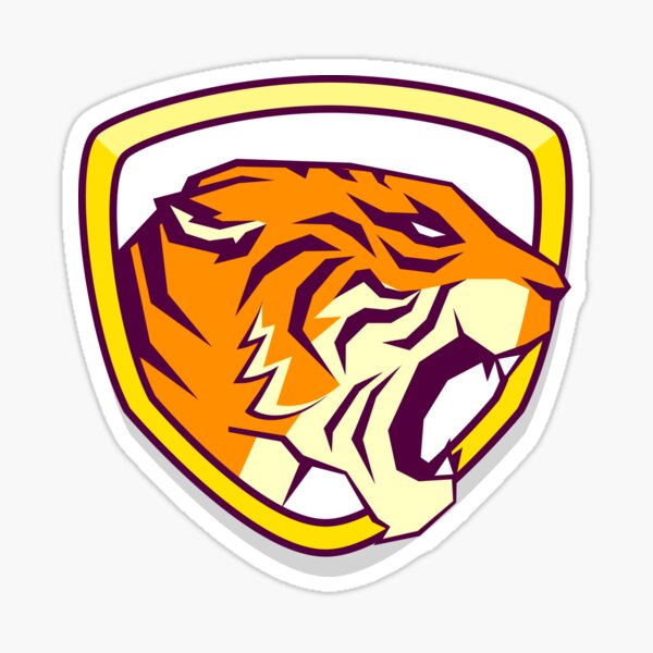 "Tiger Roar" Sticker for Sale by VERSATILE44 | Redbubble
