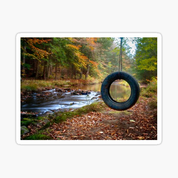 "The Tire Swing" Sticker for Sale by kdxweaver | Redbubble