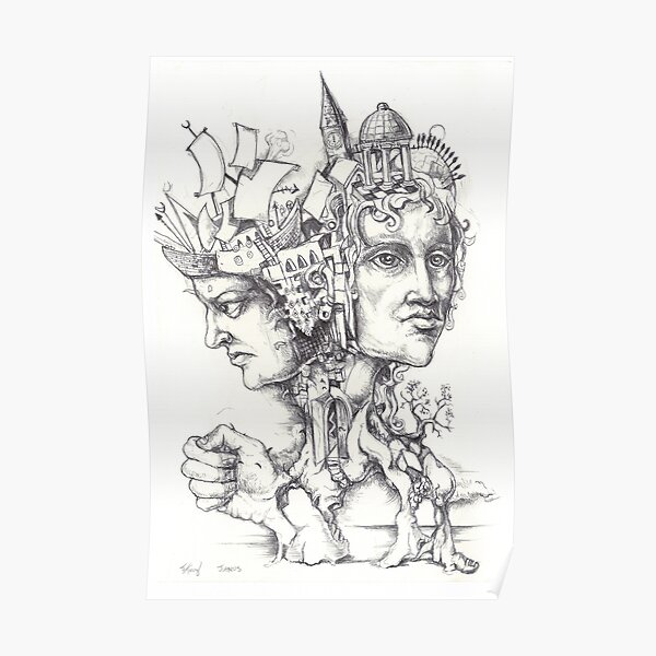 "Roman God Janus" Poster by Jedika | Redbubble