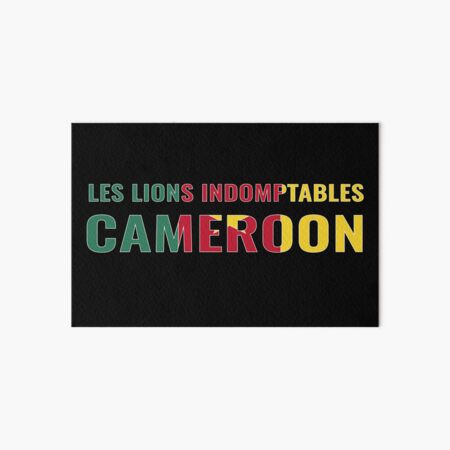 "Les Lions Indomptables Cameroon World Cup Qatar 2022-Football Soccer ...