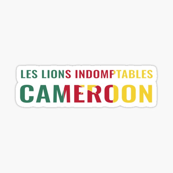 "Les Lions Indomptables Cameroon World Cup Qatar 2022-Football Soccer ...