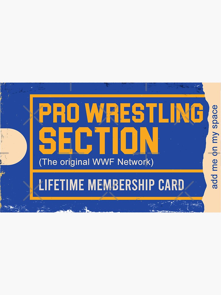 "Blockbuster Lifetime Membership Card - 80s 90s Pro Wrestling" Sticker ...